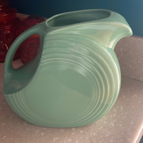 Fiestaware | Kitchen | Vintage Turquoise Fiestaware Water Pitcher ...